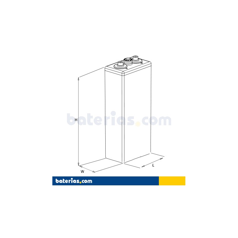 Powersafe SBS XC+ 680. battery for energy storage Powersafe 680Ah 2V