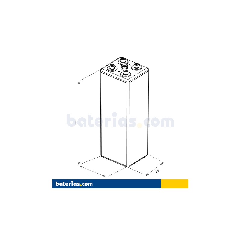 Powersafe SBS XC+ 1500. battery for energy storage Powersafe 1560Ah 2V