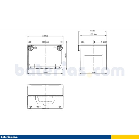 Exide EB558. starter battery Exide 55Ah 12V