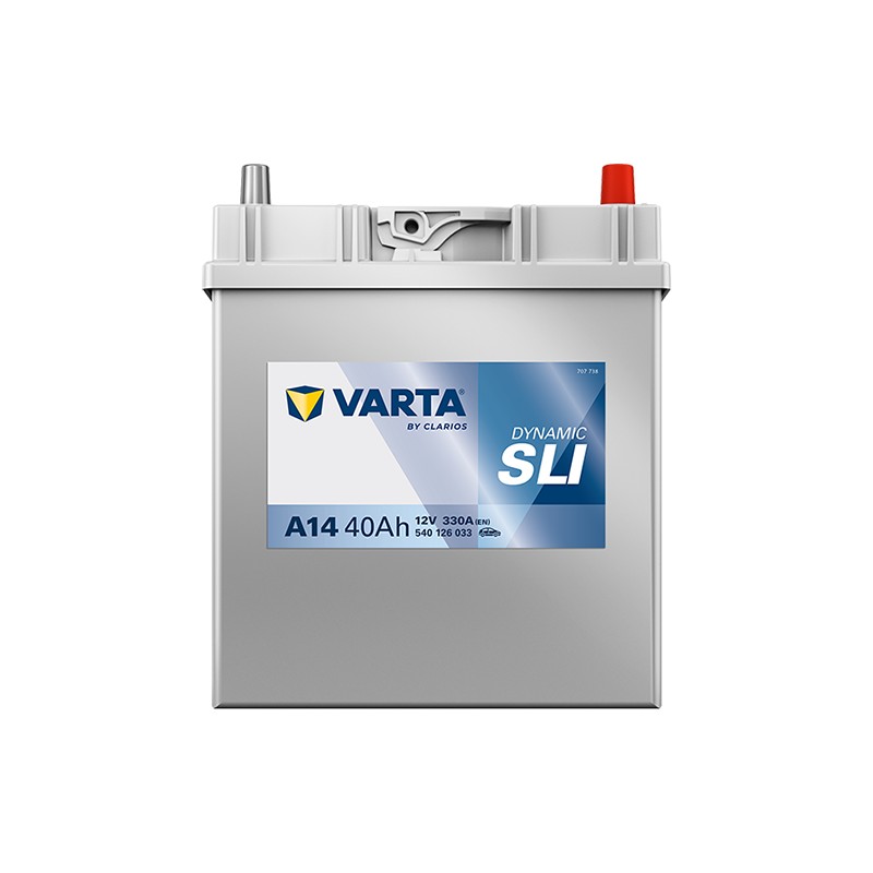 Batería de coche Varta A14 12V 40Ah 330A | baterias.com