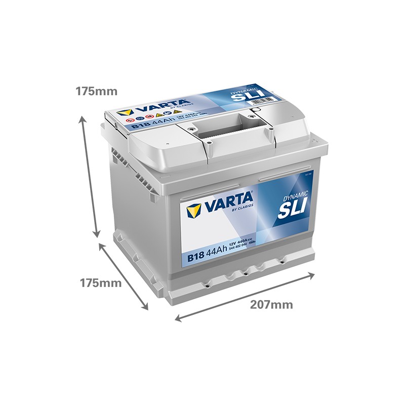Varta B18. Car battery Varta 44Ah 12V